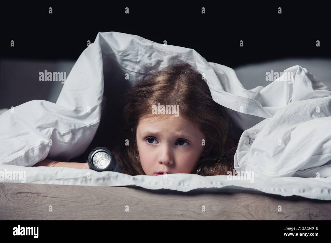 Frightened Black Child