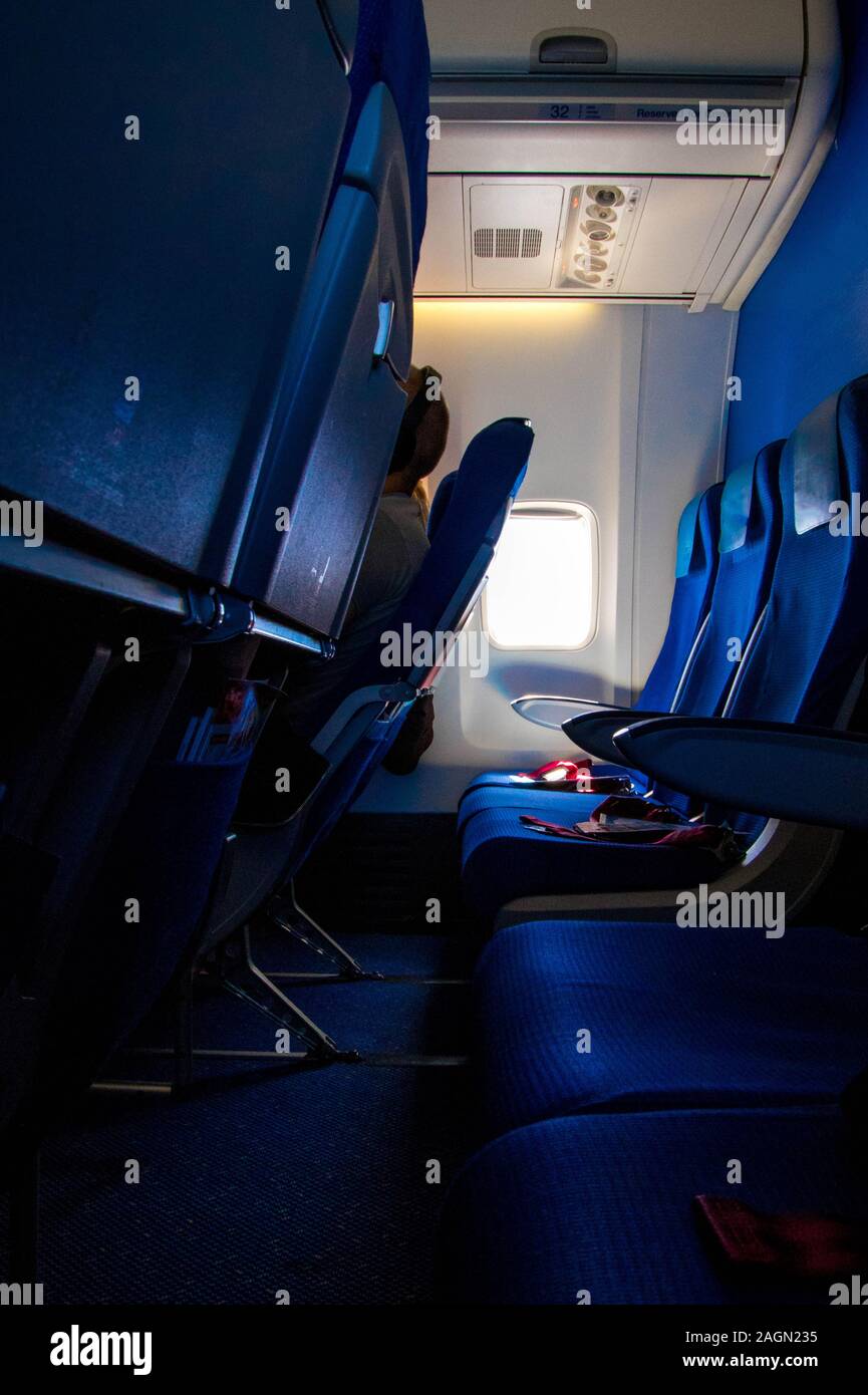 Row seats window view hi-res stock photography and images - Alamy