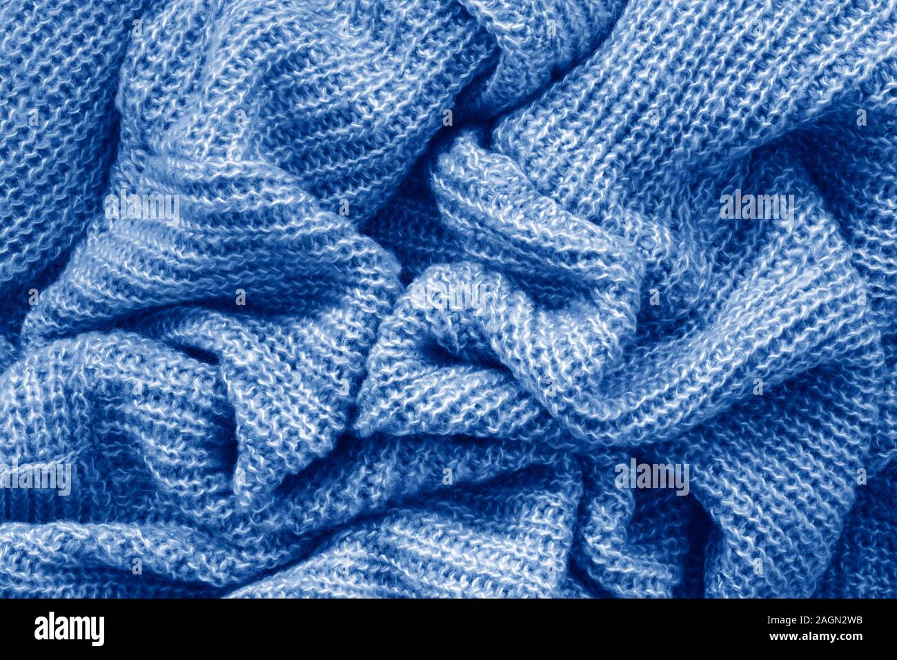 Blue Wool Fabric