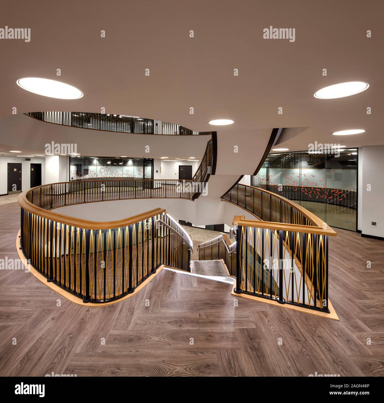 Interior views of The Catalyst NICAD building on Newcastle Helix ...