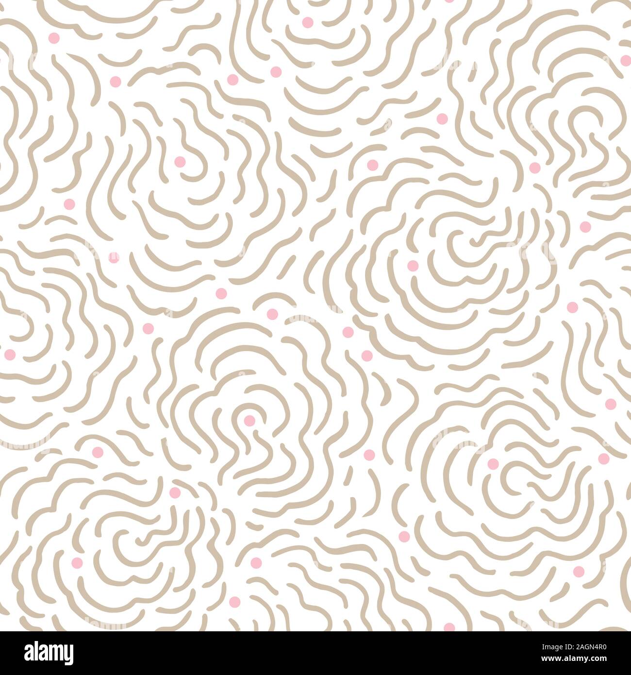 Seamless abstract hand drawn cloud pattern with hand painted irregular ...