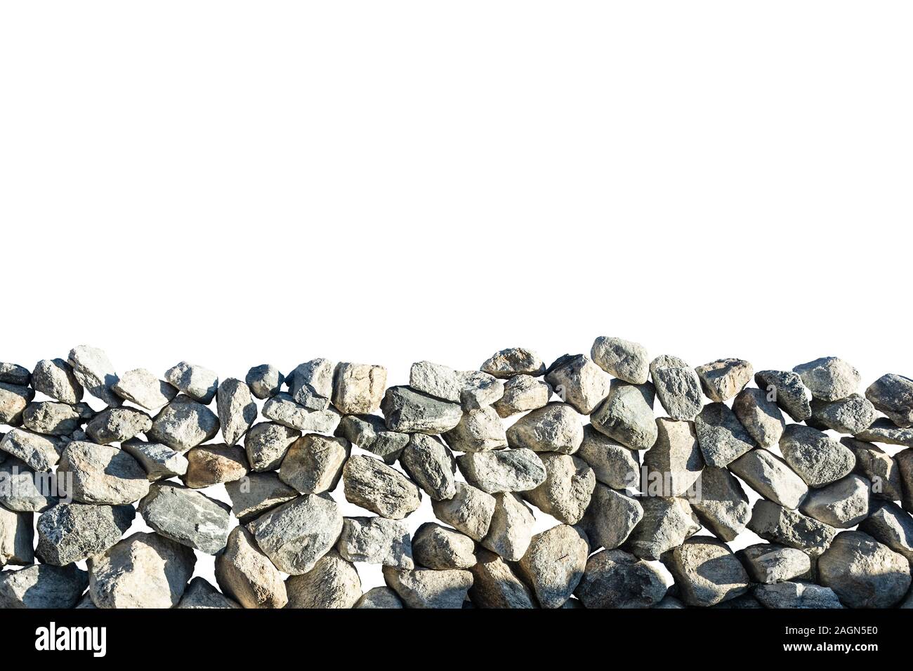 rock isolated on White background Stock Photo - Alamy