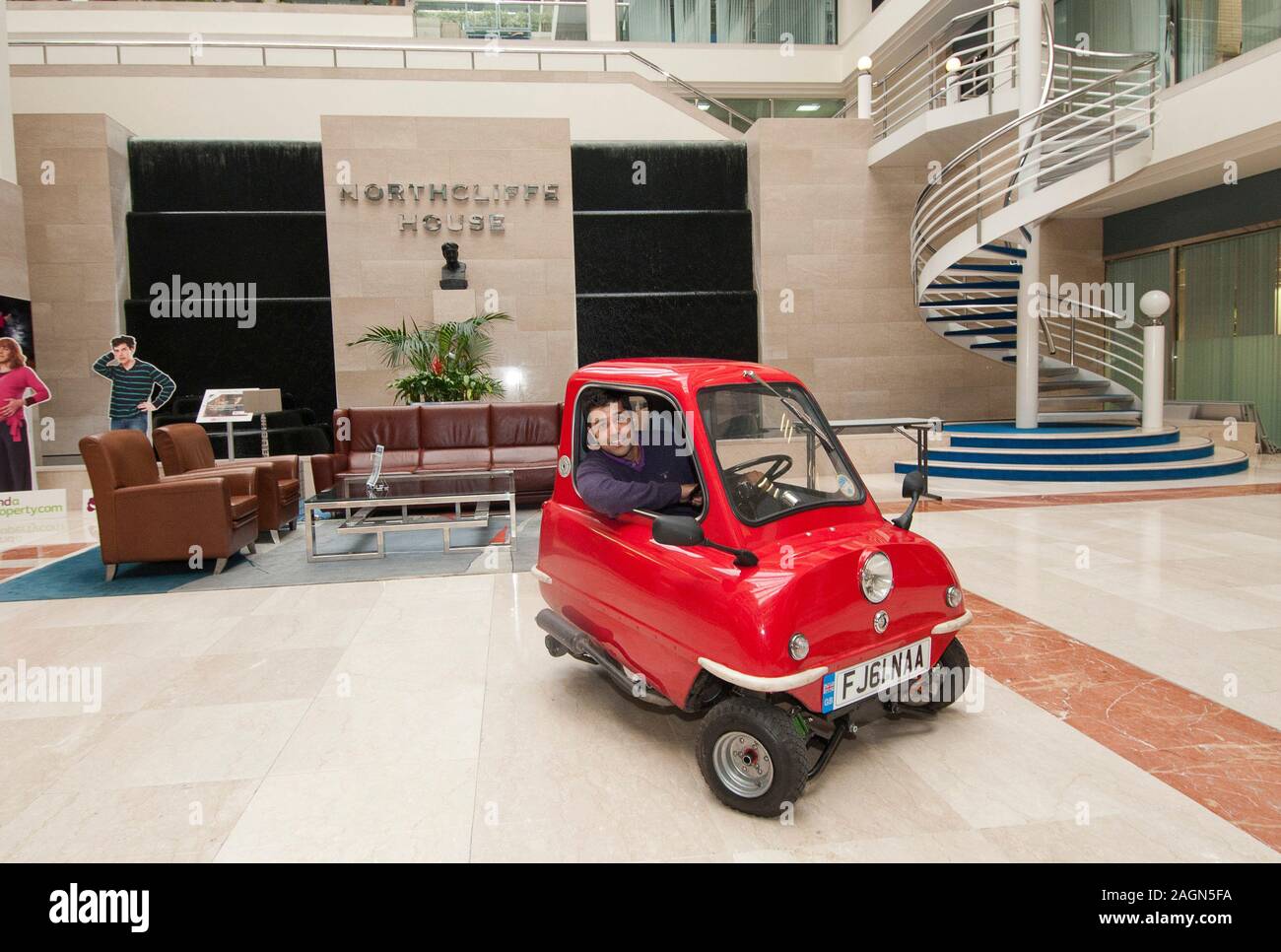 A Peel P50 the smallest car in the world is road tested around the ...