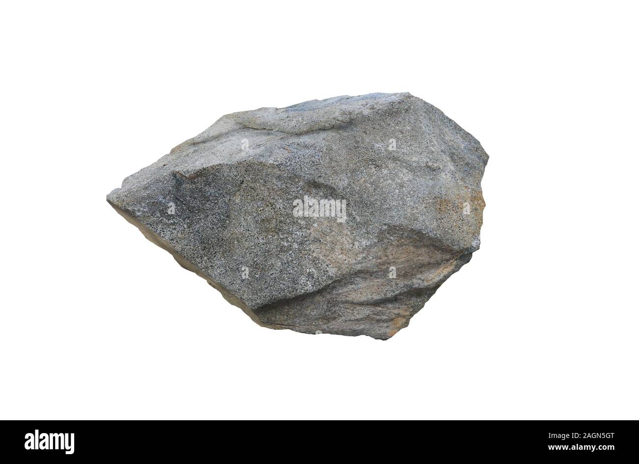 rock isolated on White background Stock Photo - Alamy