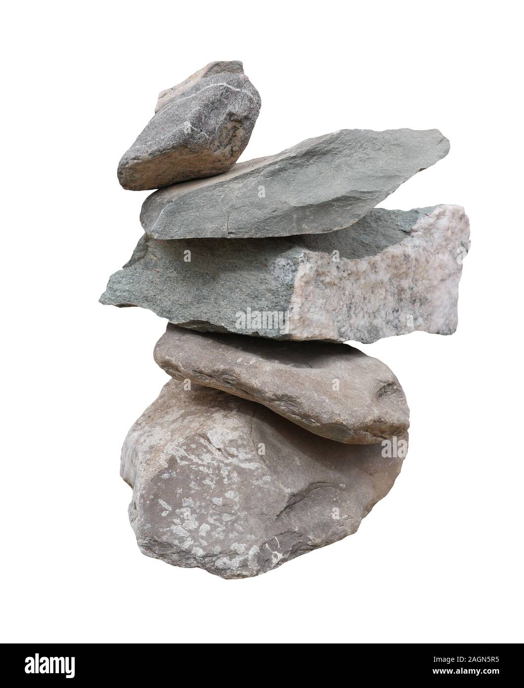 rock isolated on White background Stock Photo - Alamy