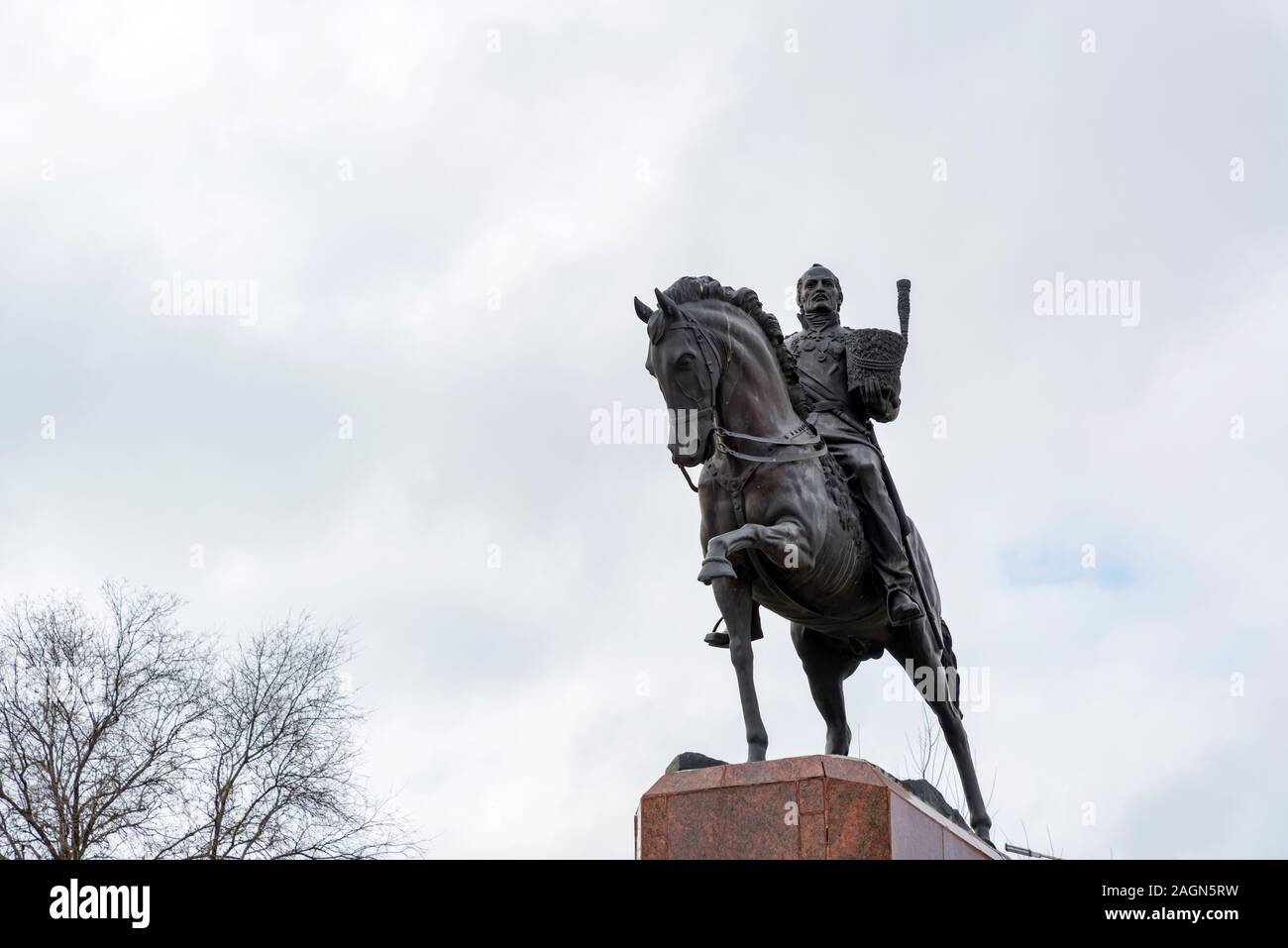 Monument to Hero of the Patriotic War of 1812-1814 Ataman of the Don ...