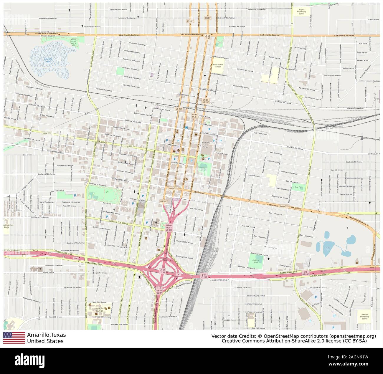 Mcallen texas map Cut Out Stock Images & Pictures - Alamy