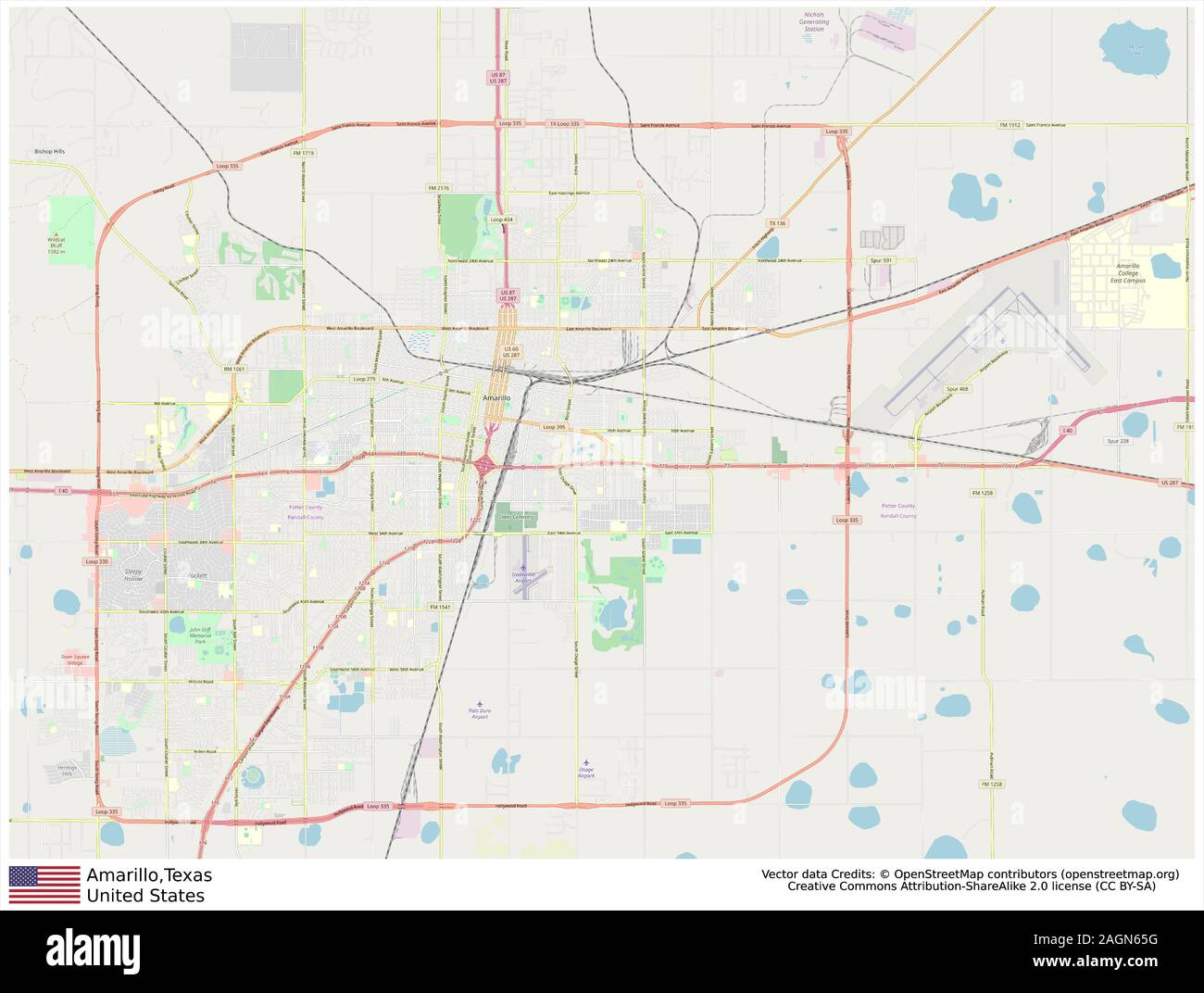 Map of tyler Stock Vector Images - Alamy