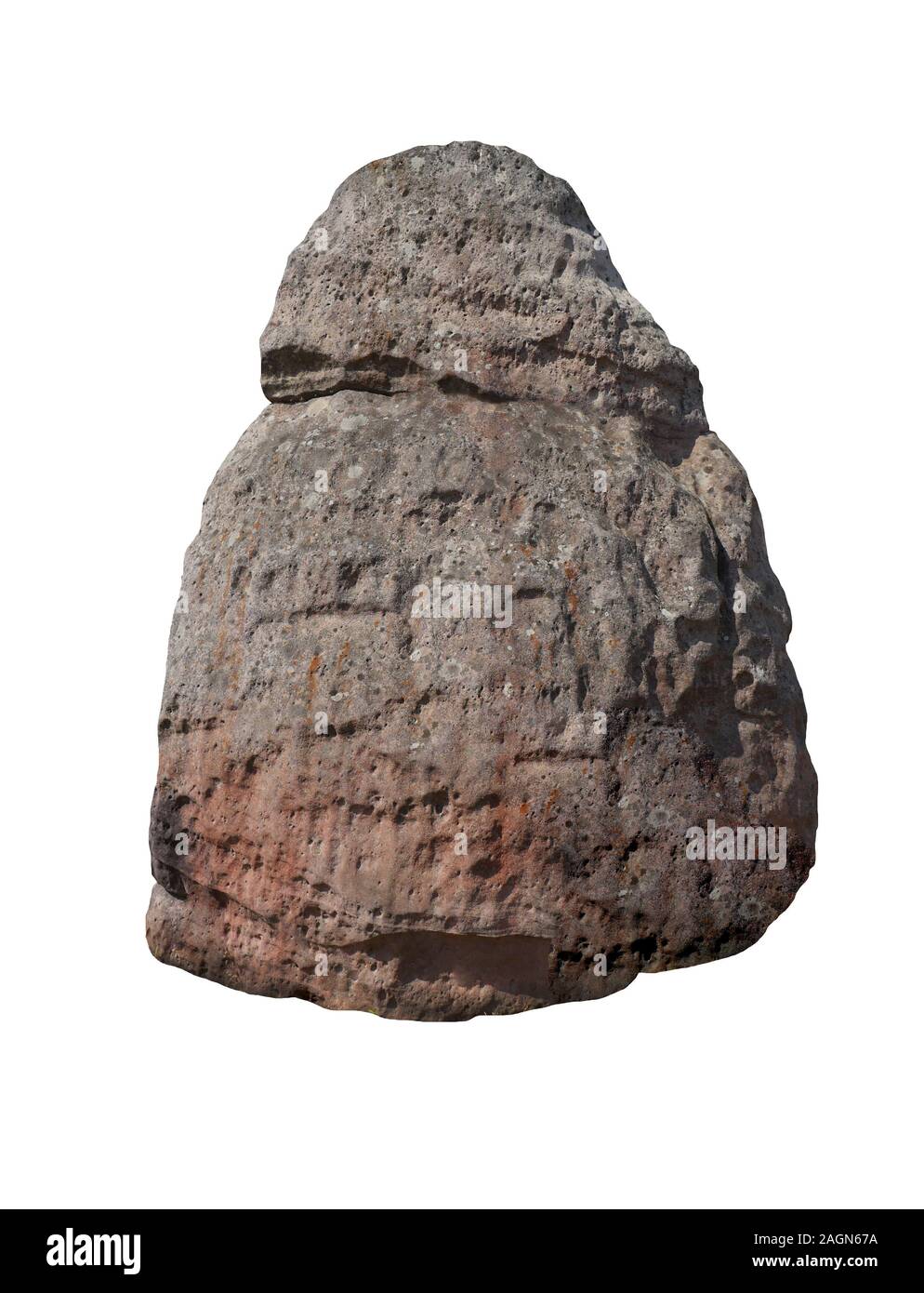 rock isolated on White background Stock Photo - Alamy