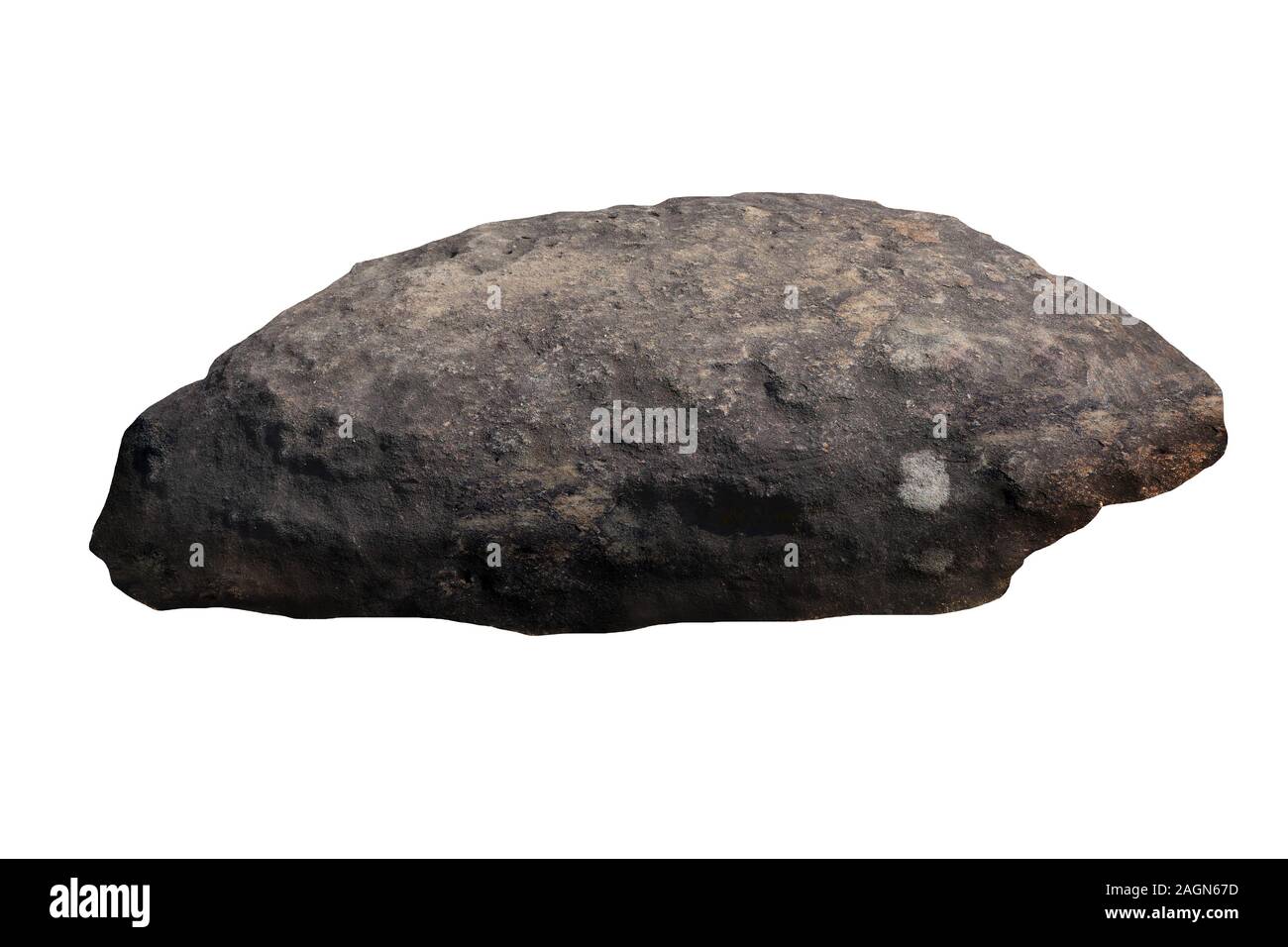 rock isolated on White background Stock Photo - Alamy