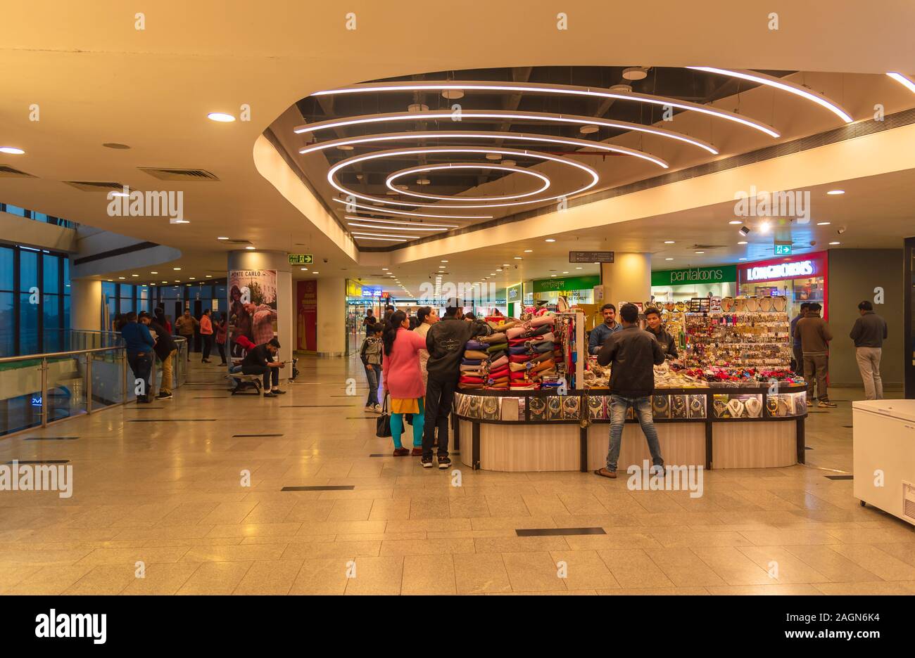 Durgapur, West Bengal / India - December 19,2019. Customers shopping at ...