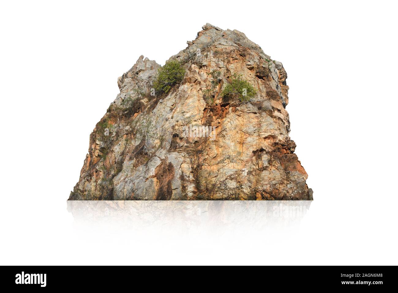 mountain isolated on White background Stock Photo - Alamy