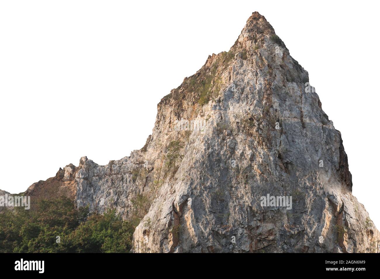 mountain isolated on White background Stock Photo - Alamy