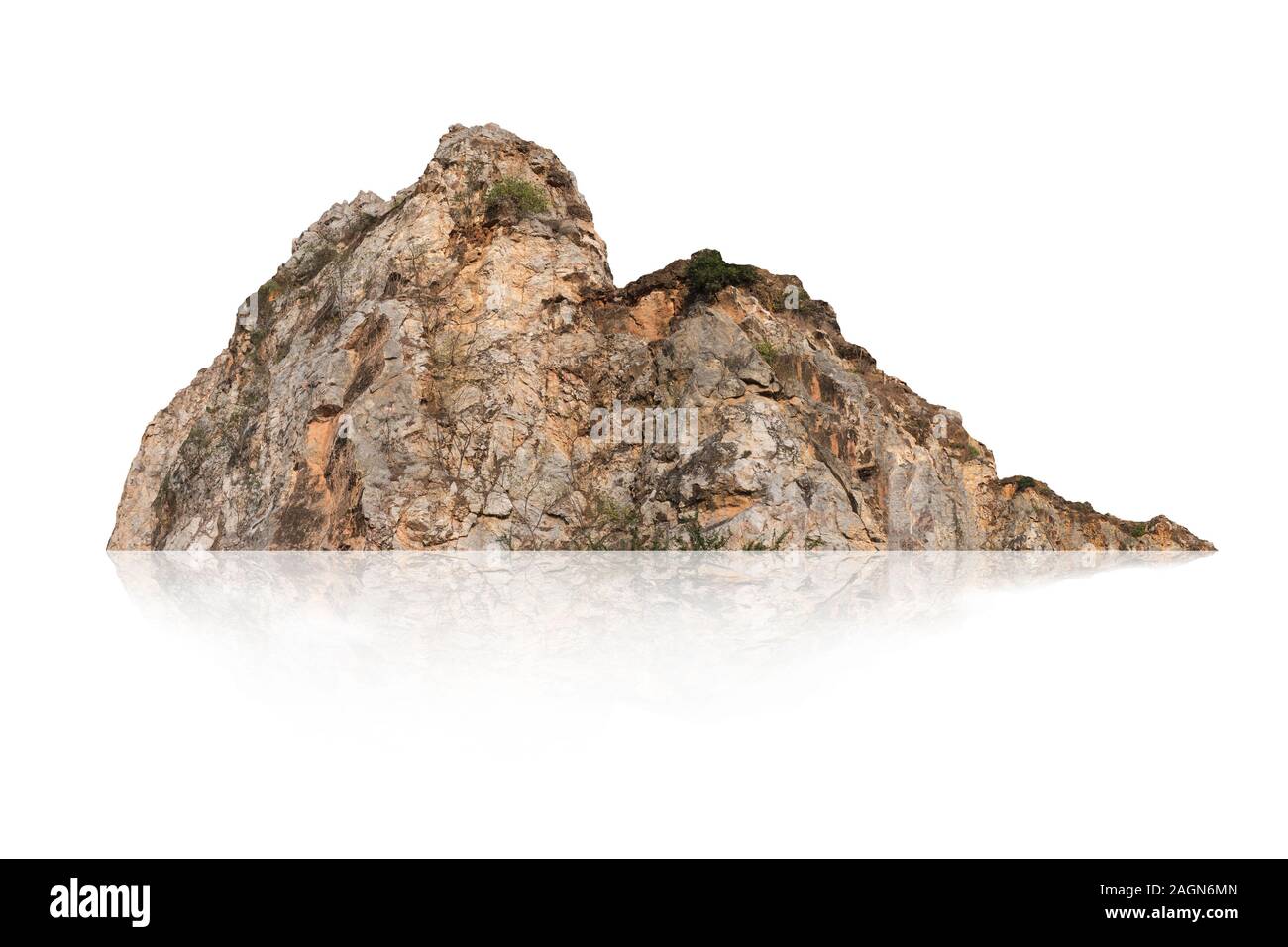 mountain isolated on White background Stock Photo - Alamy