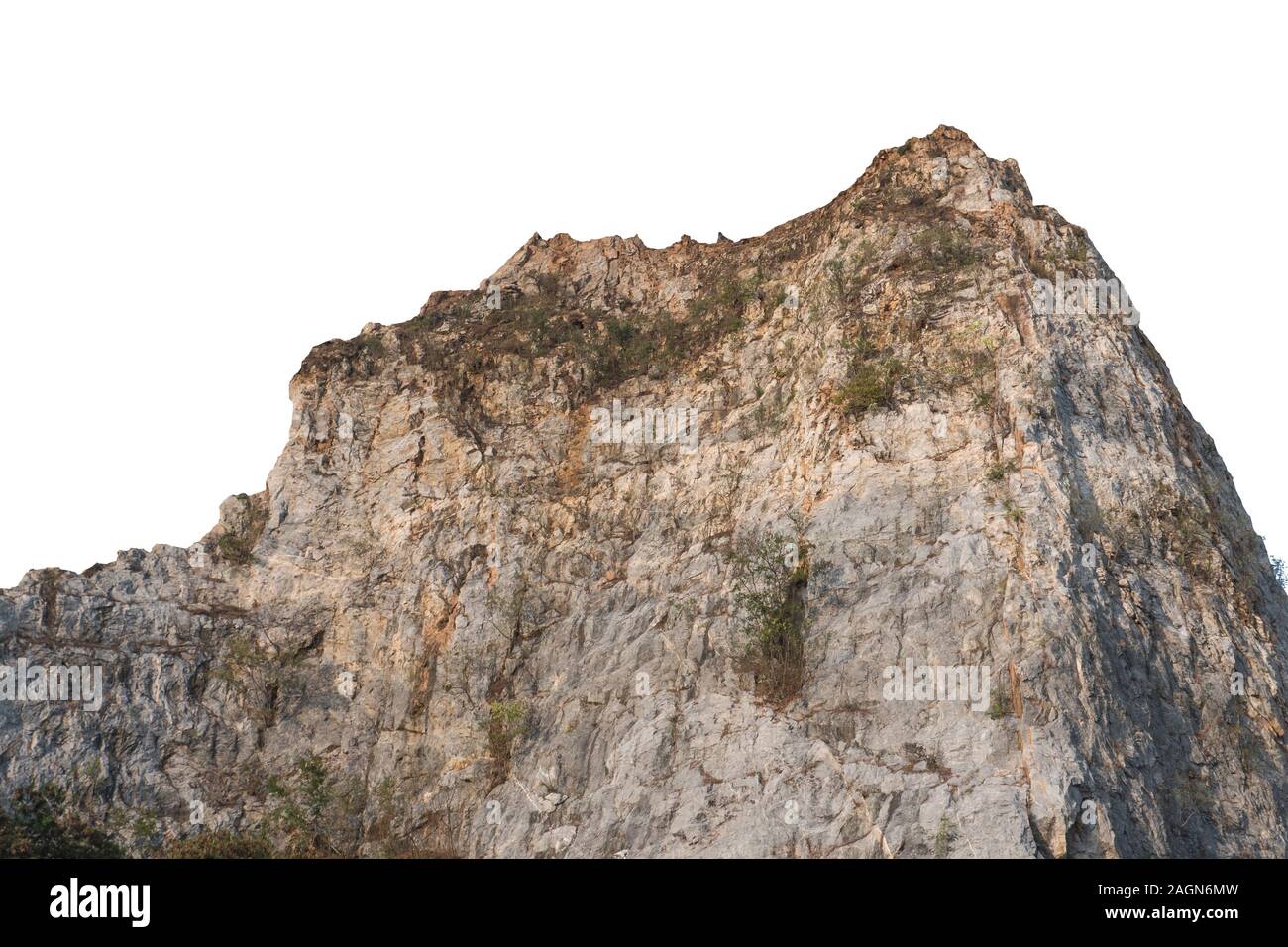 mountain isolated on White background Stock Photo - Alamy