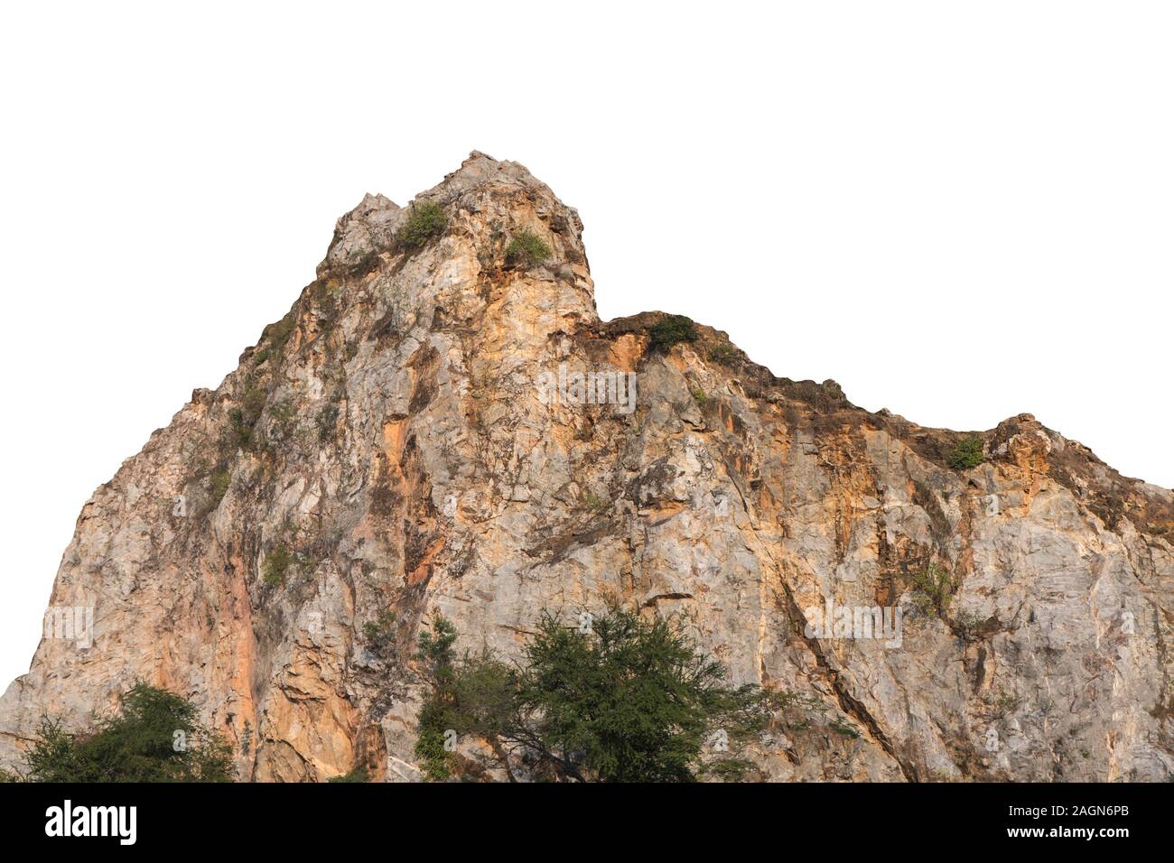mountain isolated on White background Stock Photo - Alamy