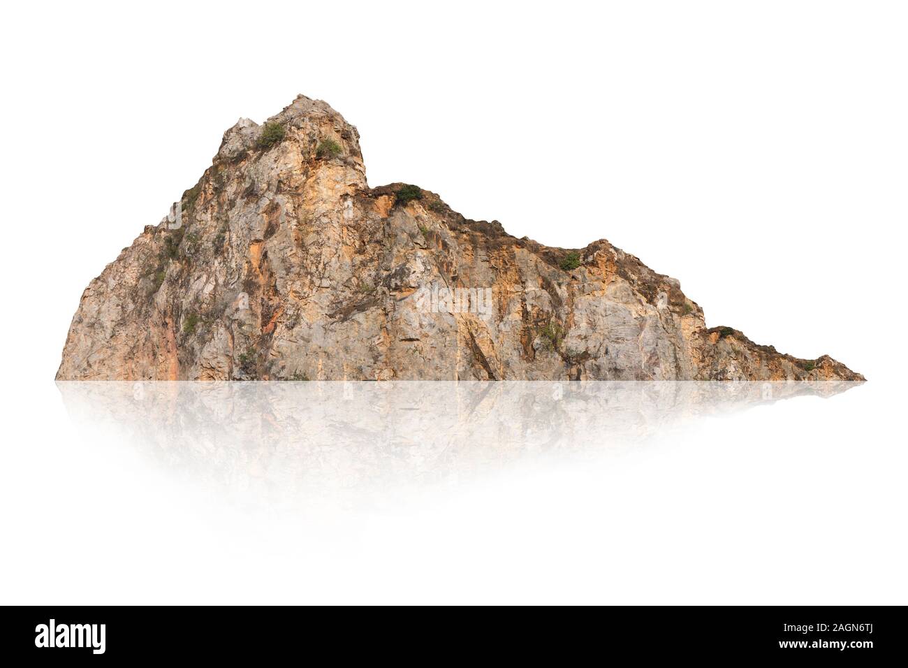 mountain isolated on White background Stock Photo - Alamy