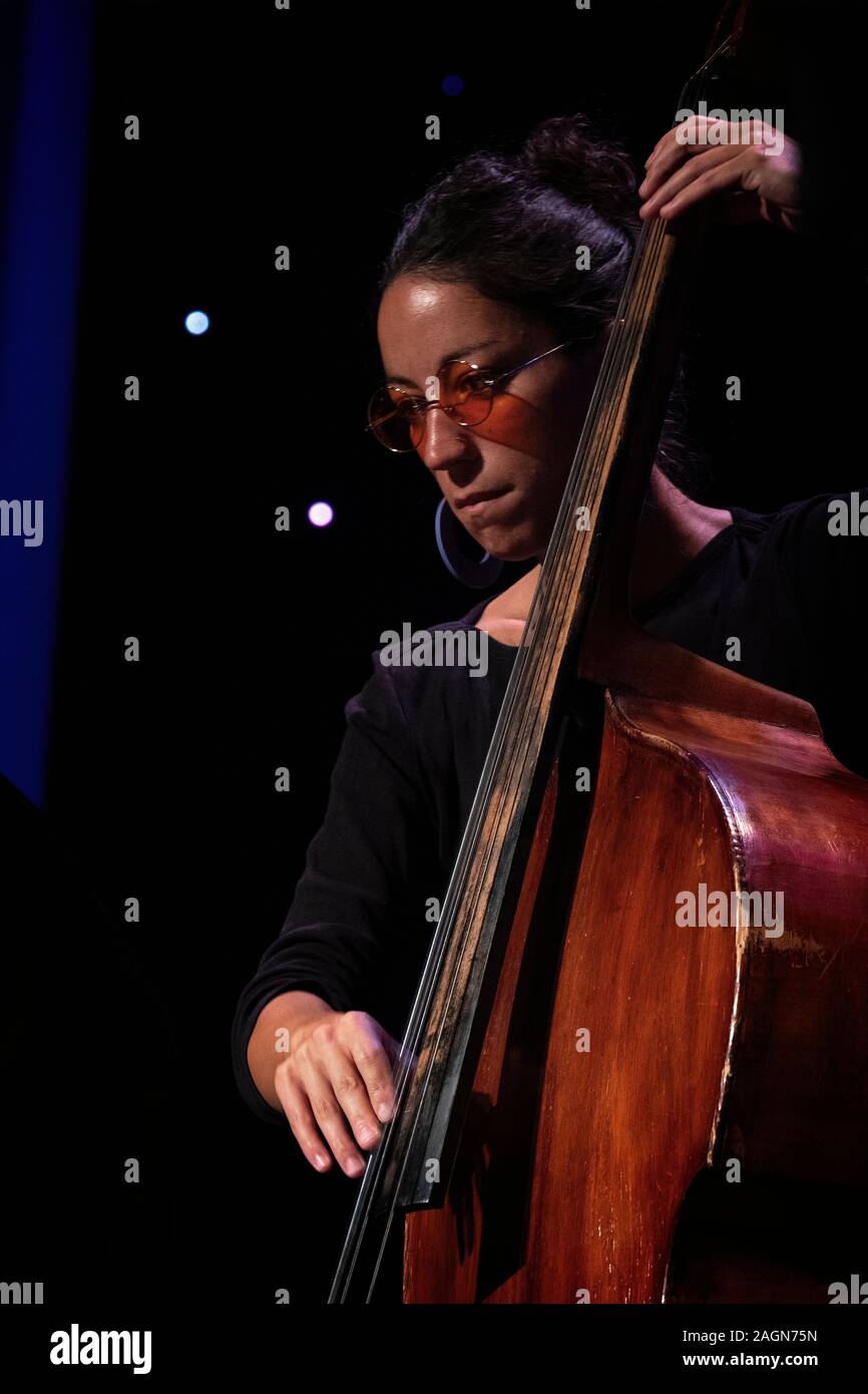 Rosa Brunello plays double bass with New Jazz Extempore, Scarborough ...