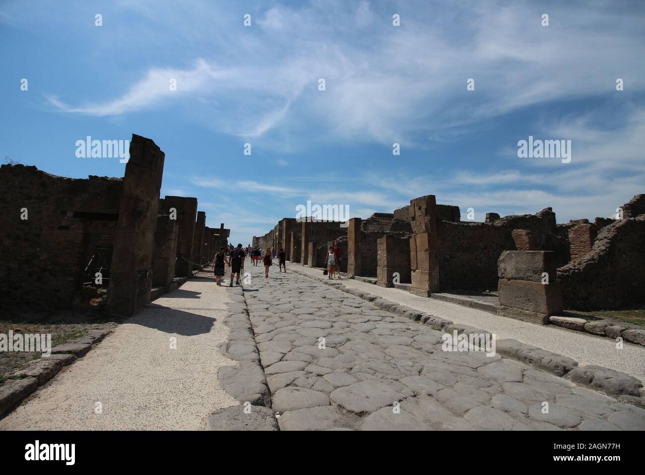 Ancient city of Pompeii in Italy Stock Photo - Alamy