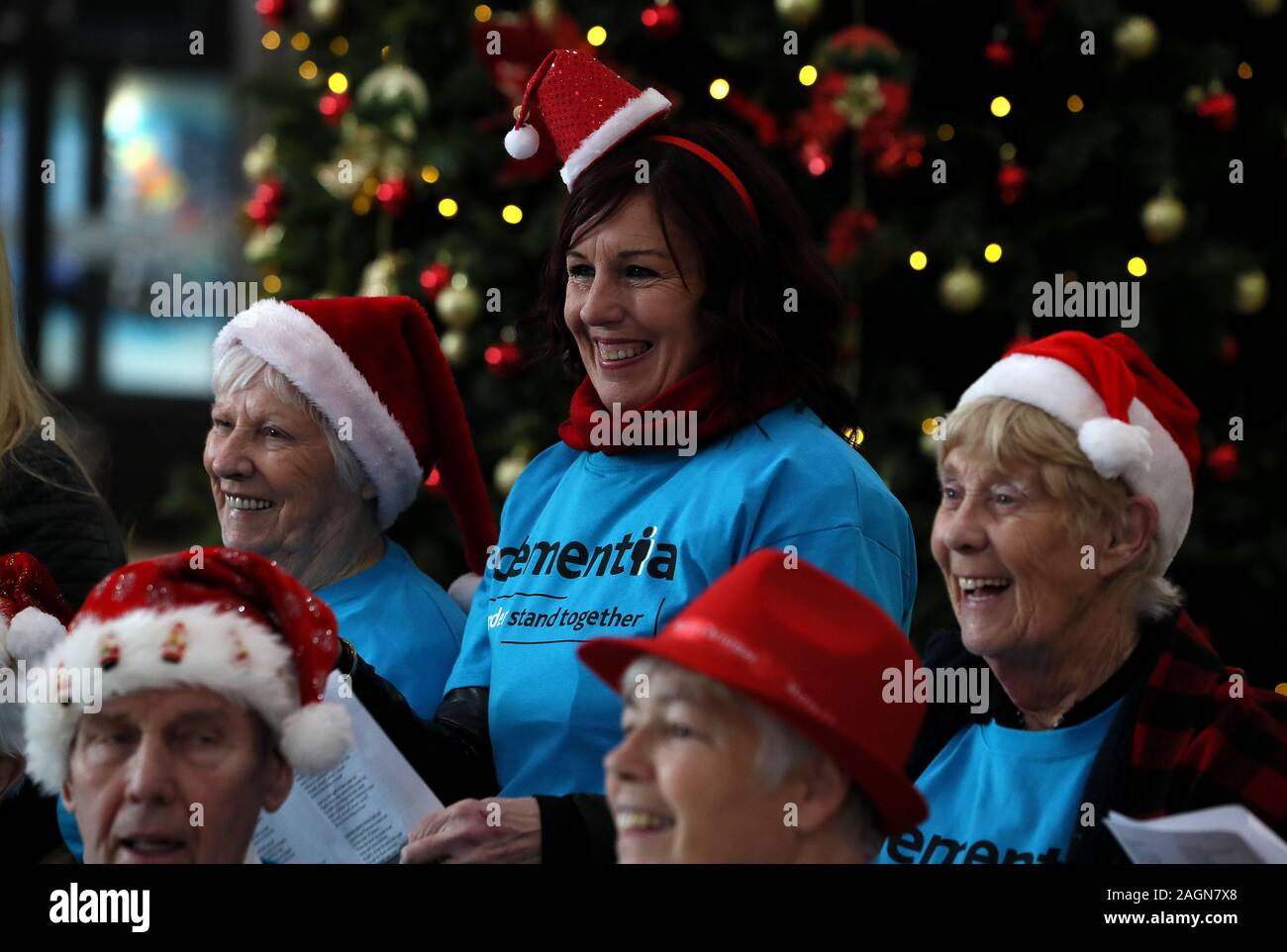 Members of Memory Lane Choir, a choir for older people that welcomes ...