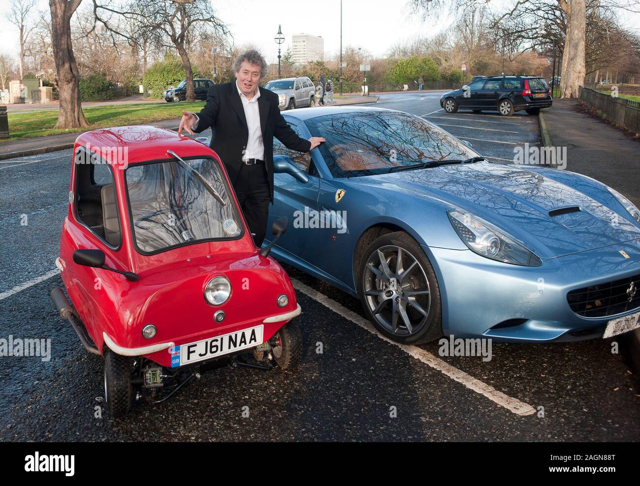 A Peel P50 the smallest car in the world is road tested around the ...