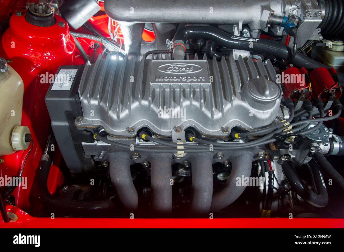 1983 Mark 3 Ford Escort RS1600i retro hot hatch car Stock Photo - Alamy