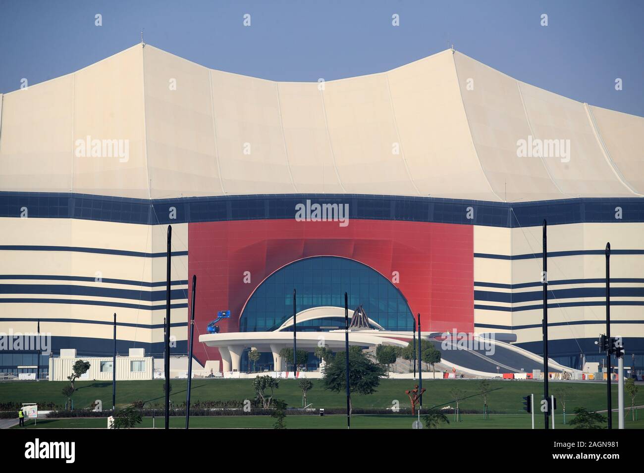 A general view of the Al Bayt Stadium in Al Khor, Qatar Stock Photo - Alamy