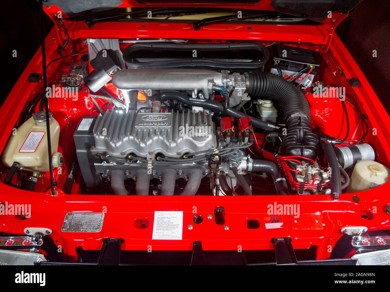 1983 Mark 3 Ford Escort RS1600i retro hot hatch car Stock Photo - Alamy