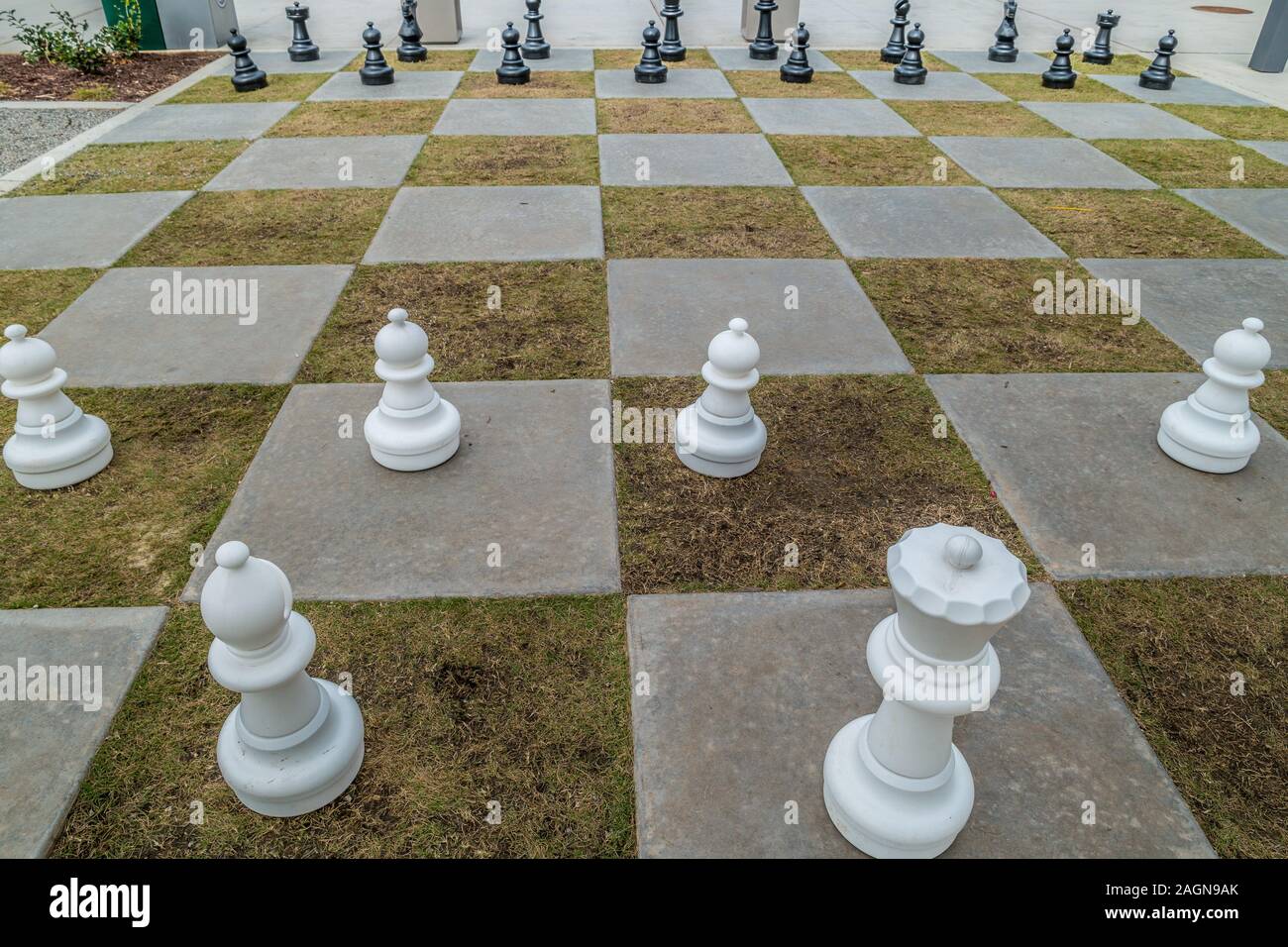 Oversized chess board hi-res stock photography and images - Alamy