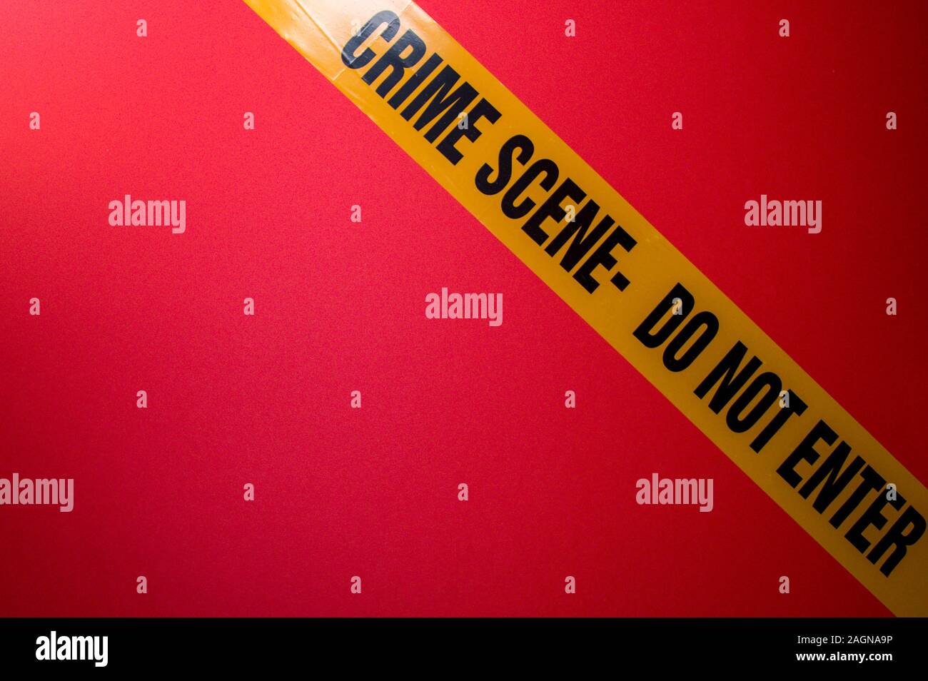 Crime Scene tape to secure and cordon off an area that has been ...