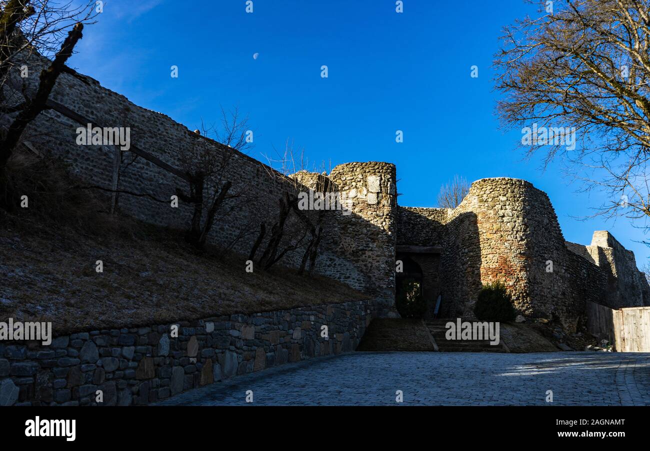 Medieval orthodox monastery Zedazeni in Caucasus mountain close to ...