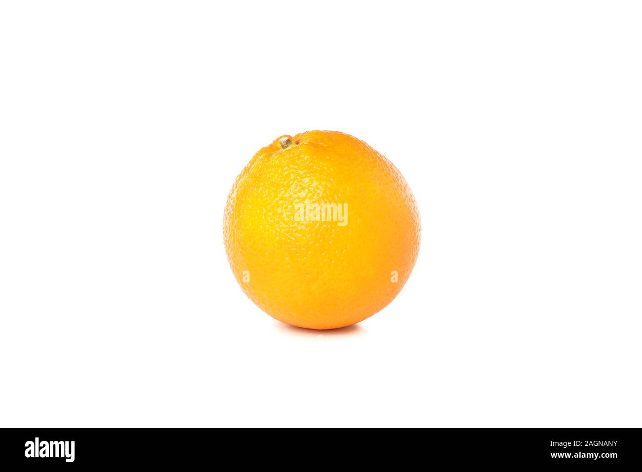 Whole sweet orange isolated on white background Stock Photo - Alamy