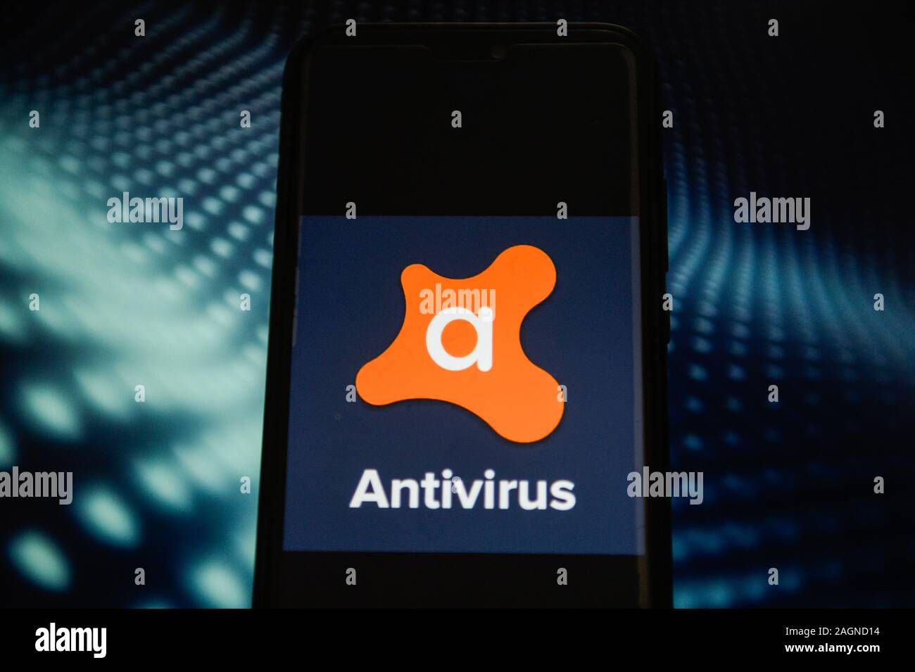 In this photo illustration an Avast Antivirus logo seen displayed on a ...