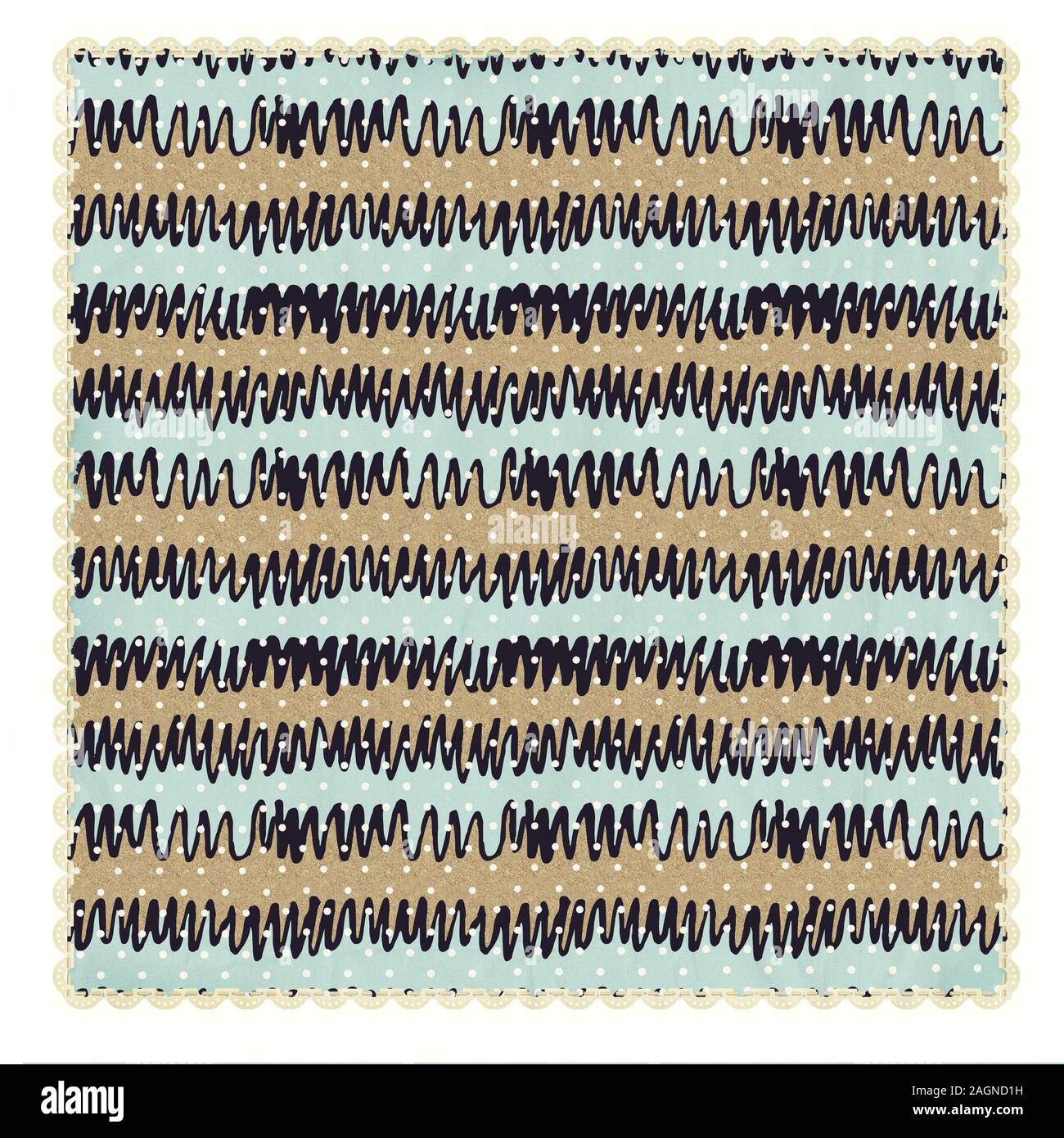 Illustration of colorful scrawls against a white background - a cool ...