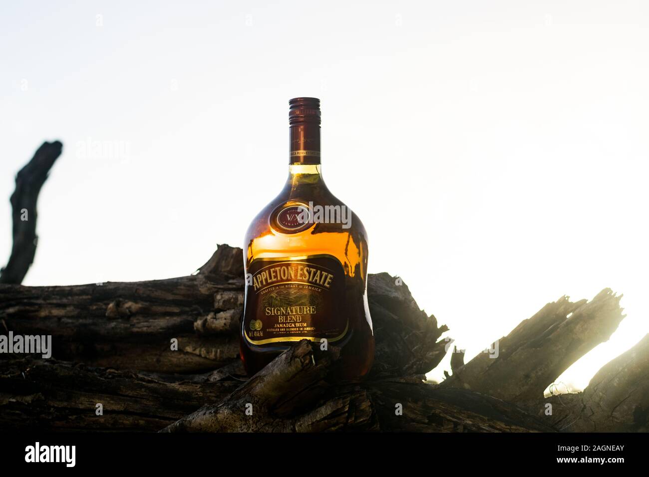 APPLETON ESTATE, JAMAICA - Jul 05, 2019: Bottle of APPLETON ESTATE ...