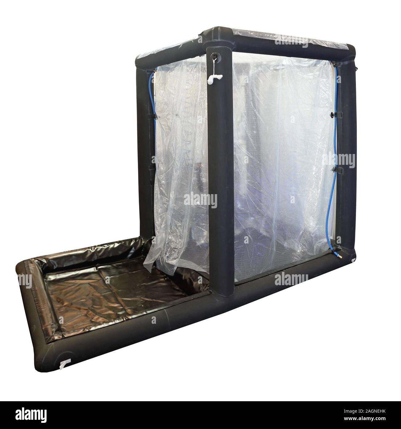 Inflatable Decontamination Shower for Disaster Emergency Stock Photo ...