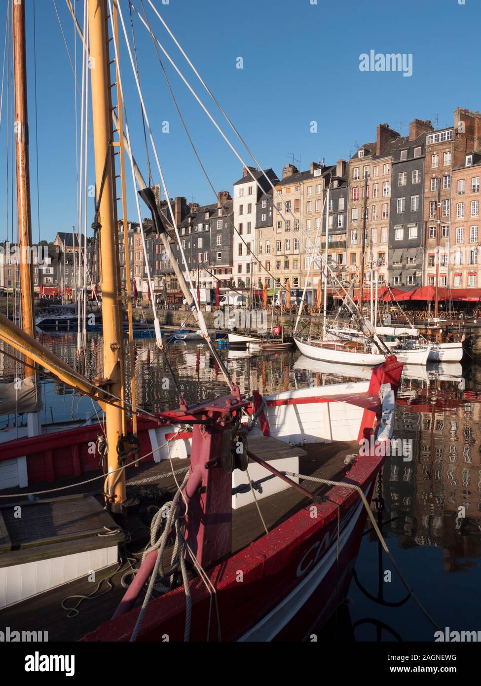 Europe, France, Normandy, Honfleur port Stock Photo - Alamy