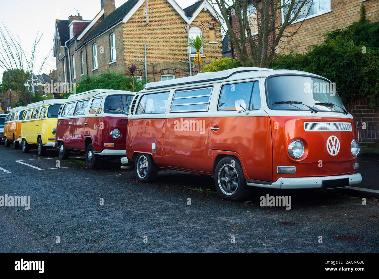 Iconic camper van by German manufacturer, Volkswagon Stock Photo - Alamy