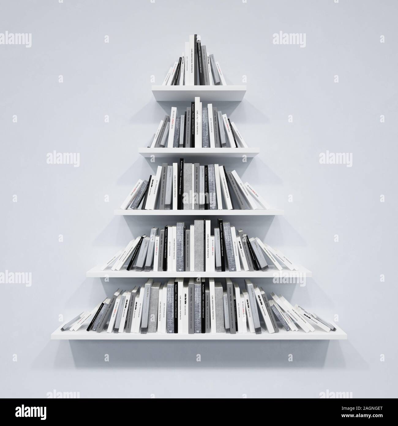 Christmas book tree shelf hi-res stock photography and images - Alamy