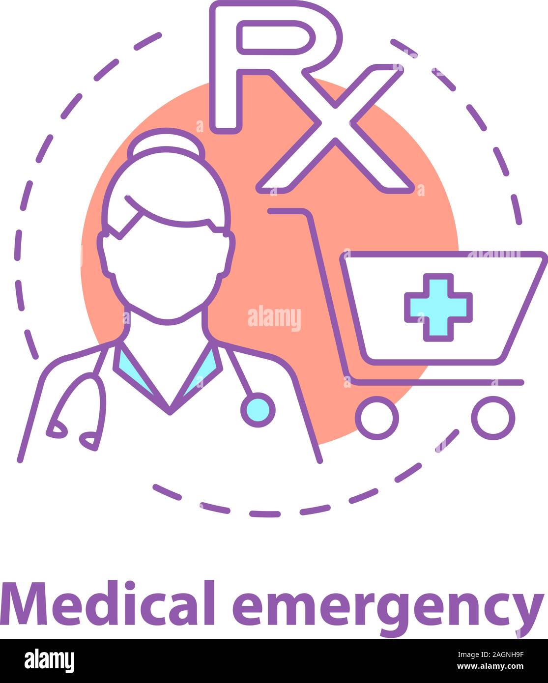 Hospital cart emergency Stock Vector Images - Alamy