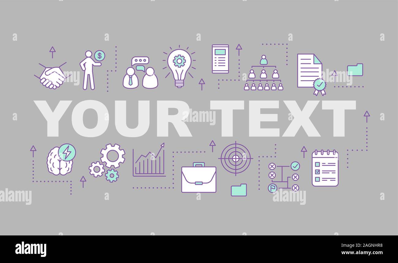 Business development word concepts banner. Commercial industry ...