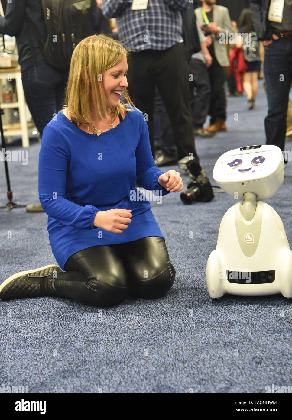 Buddy personal assistant robot from Blue Frog Robotics showcased at CES ...