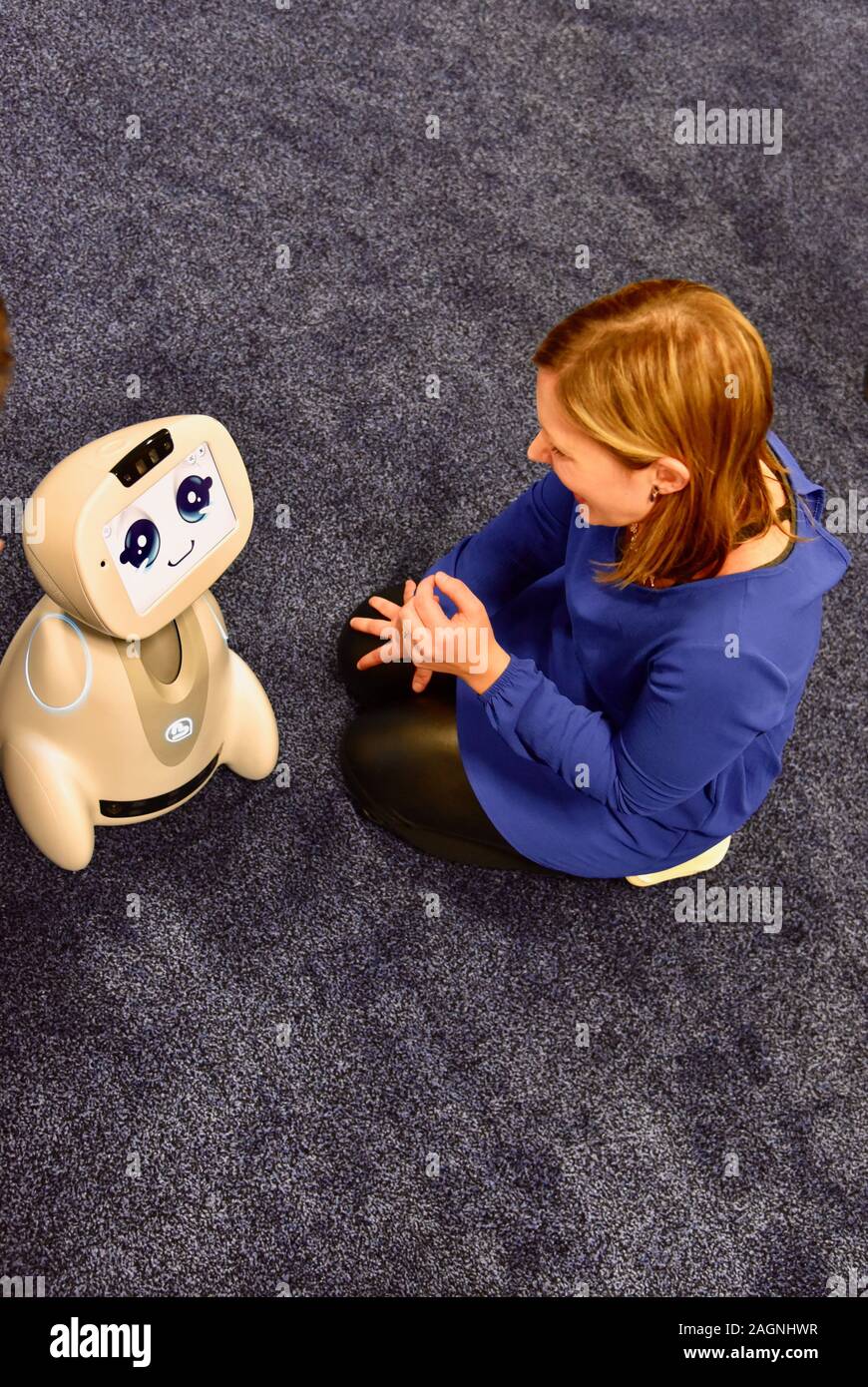 Buddy personal assistant robot from Blue Frog Robotics showcased at CES ...