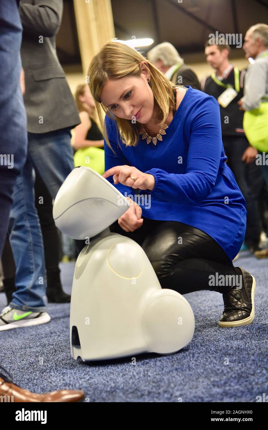 Buddy personal assistant robot from Blue Frog Robotics showcased at CES ...