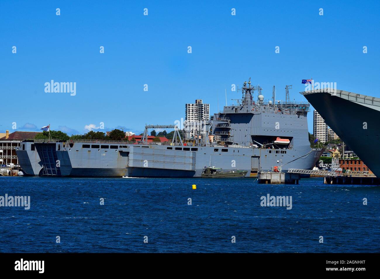 Sydney, NSW, Australia - October 31, 2017: Warship HMAS Choules in ...