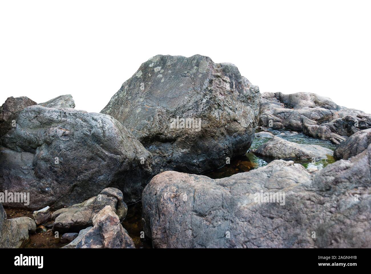 mountain isolated on White background Stock Photo - Alamy