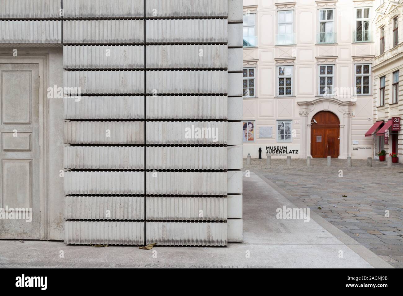 The Judenplatz Memorial Vienna, monument to the Austrian jews killed in ...