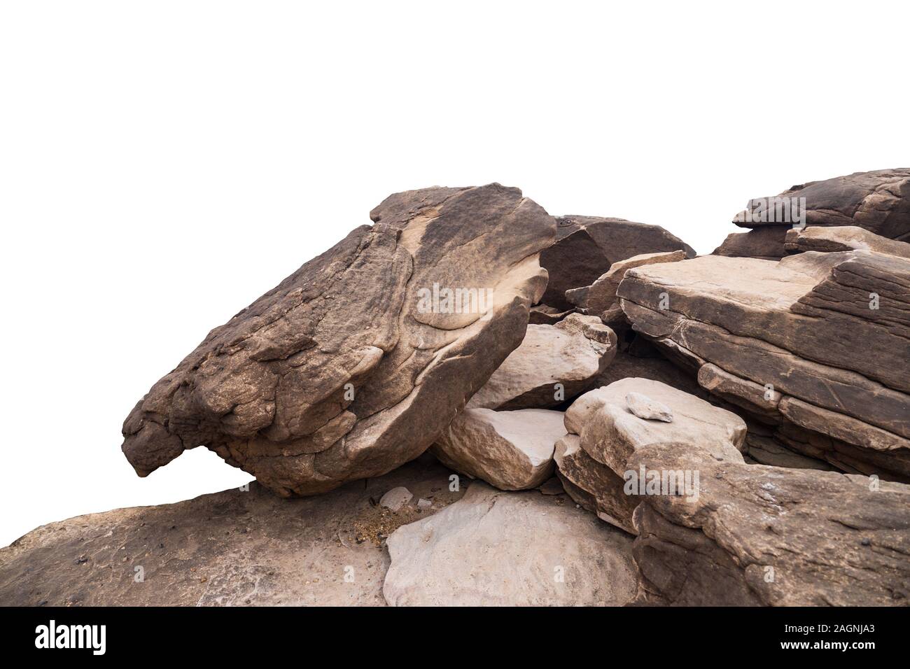 mountain isolated on White background Stock Photo - Alamy
