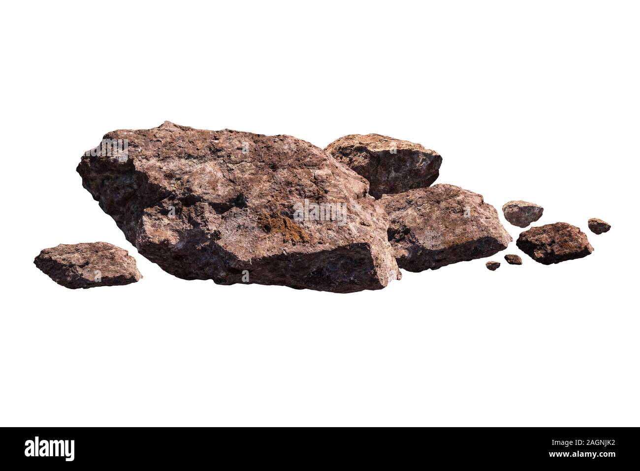 mountain isolated on White background Stock Photo - Alamy
