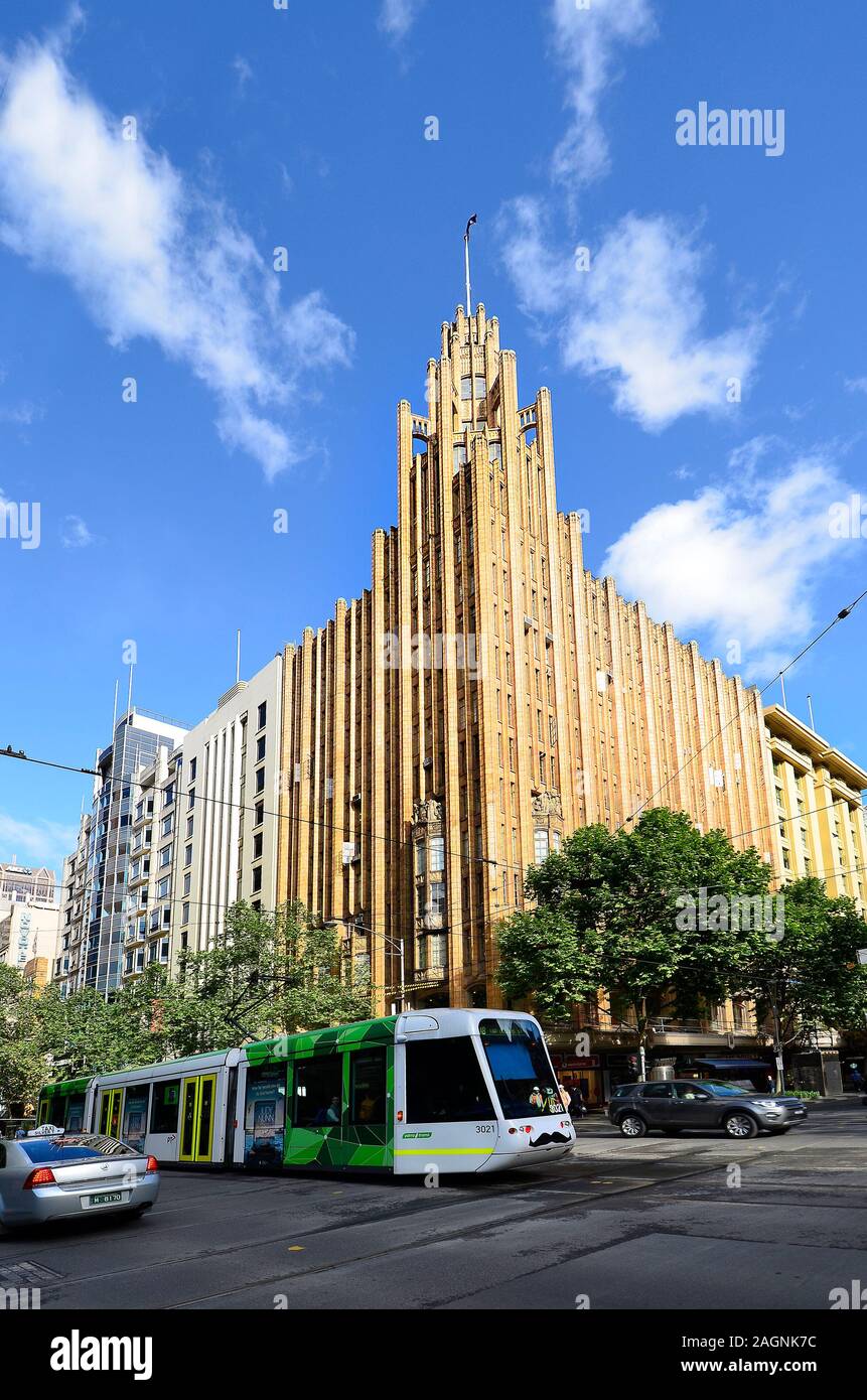 Melbourne, VIC, Australia - November 03, 2017: Unidentified people and ...